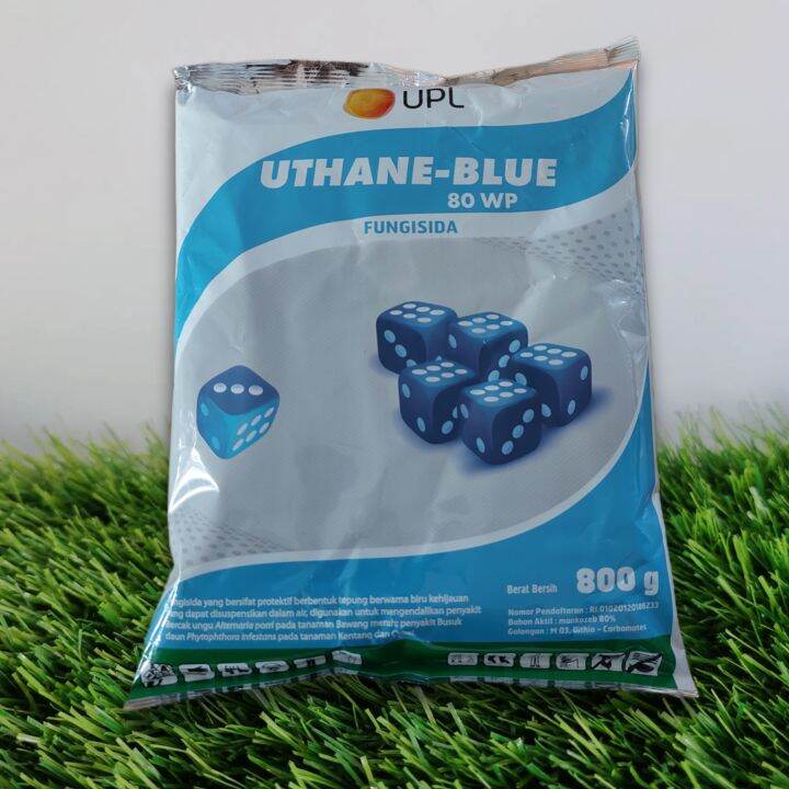 fungisida Uthane blue 80wp kmsn 800gr.Bahan aktif : Mankozeb 80% ...