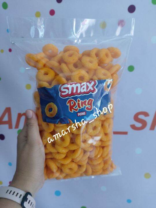 Smax ring chiki snack kiloan cemilan original,exp panjang aman 200gram ...