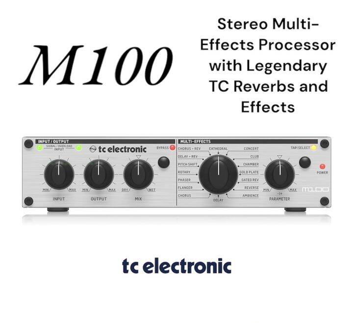 เอฟเฟคร้อง TC tc electronic รุ่นM100 Stereo Multi-Effects Processor with Legendary TC Reverbs ...