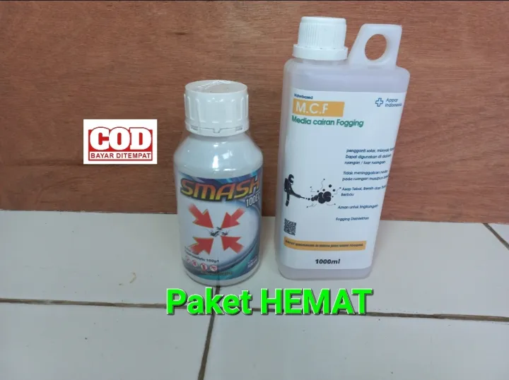 cypermethrin smash 100Ec 500 ml dan Waterbase MCF satu liter | Lazada ...