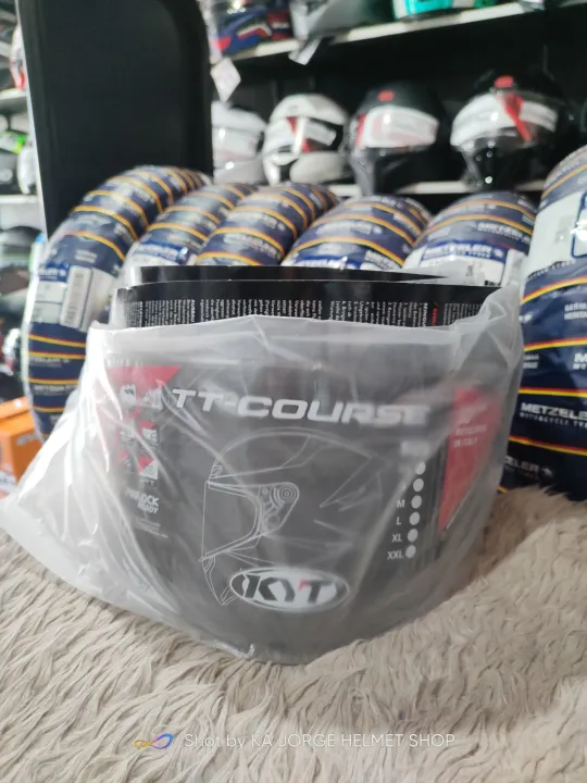 KYT TT-COURSE VISOR LENS ( LIGHT SMOKE ) | Lazada PH