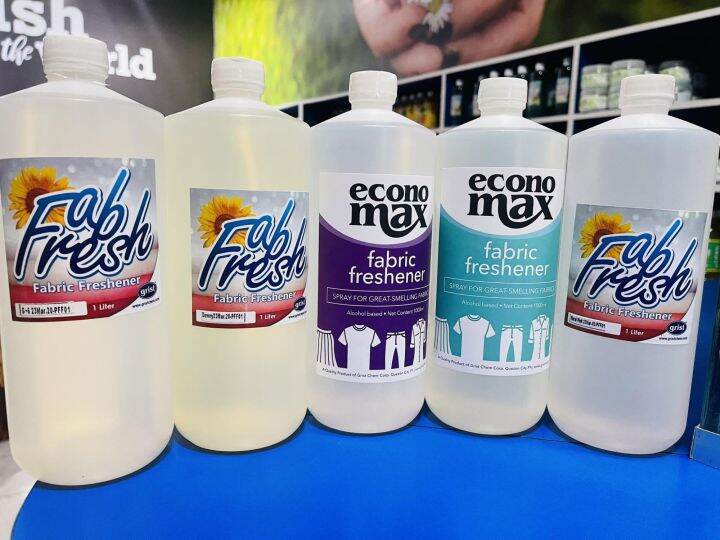 FABRIC FRESHENER ECONOMAX GRIST CHEM finishing spray and fabric cologne ...