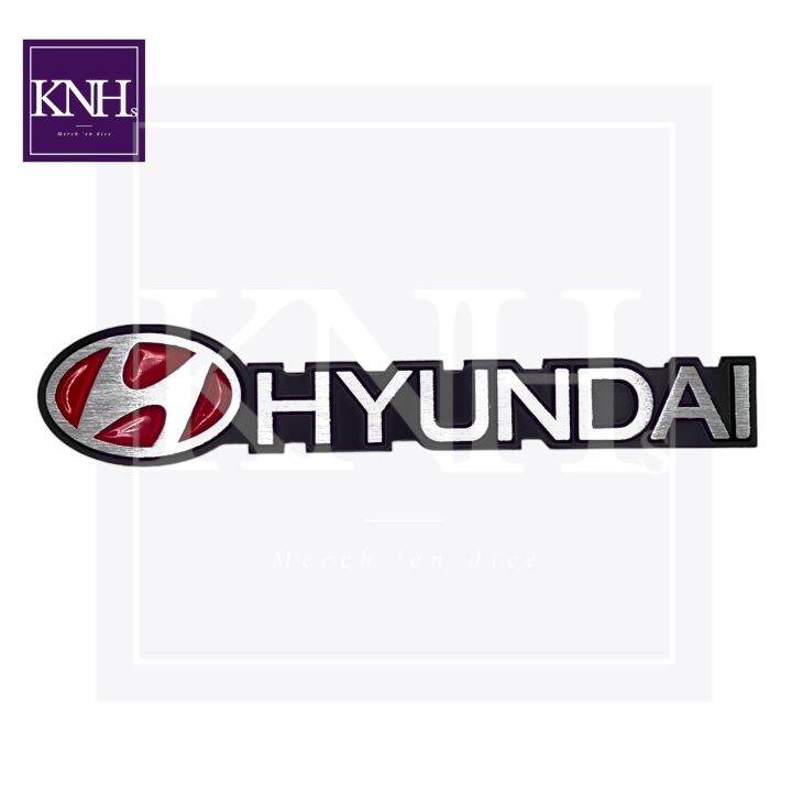 Hyundai 3D Emblem Decal Sticker for Hyundai Cars Reina Tucson Santafe ...
