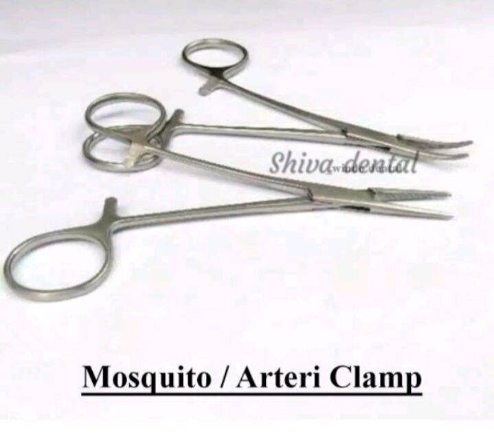 DENTAL MOSQUITO ARTERI CLAMP LURUS DAN BENGKOK | Lazada Indonesia