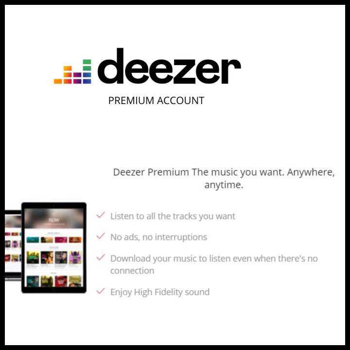 Deezer Premium Account Music & Broadcast Player | Lazada PH