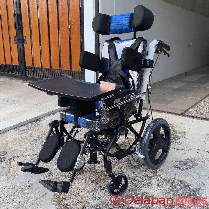 AVICO Kursi Roda Cerebral Palsy Jupiter Alumunium CP Reclining Termasuk ...