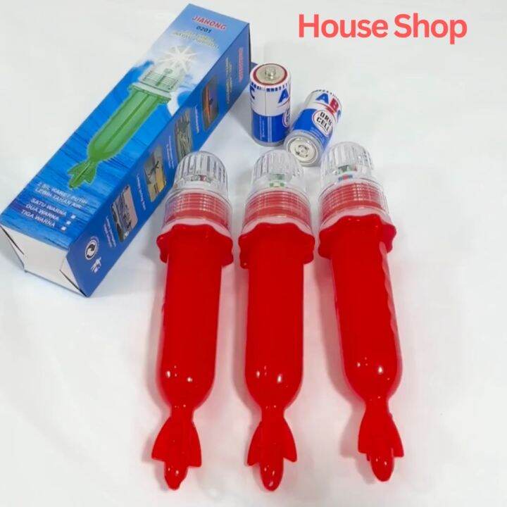 HS-0201 Lampu Torpedo JIAHONG 10LED Bersinyal 2 Warna Cahaya, Lampu Nelayan Lampu Sinyal Kapal ...