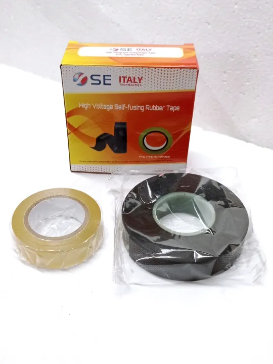 Isolasi Rubber Satelit/black tape anti air 5 m SanEi | Lazada Indonesia