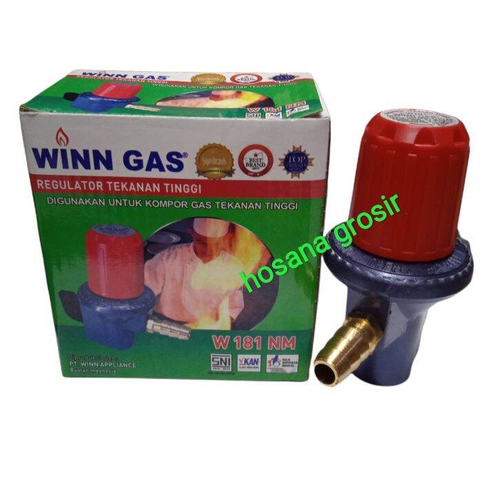 REGULATOR WIN GAS TEKANAN TINGGI NON METER / WIN GAS 181 NM / KEPALA ...