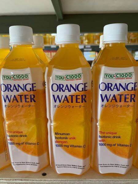 YOU C 1000 ORANGE WATER 500ML 1 DUS ISI 24BTL | Lazada Indonesia