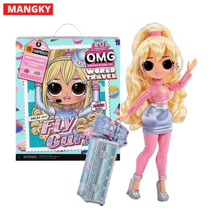 LOL Surprise OMG World Travel Original - Boneka LOL Original - Fly Gurl ...
