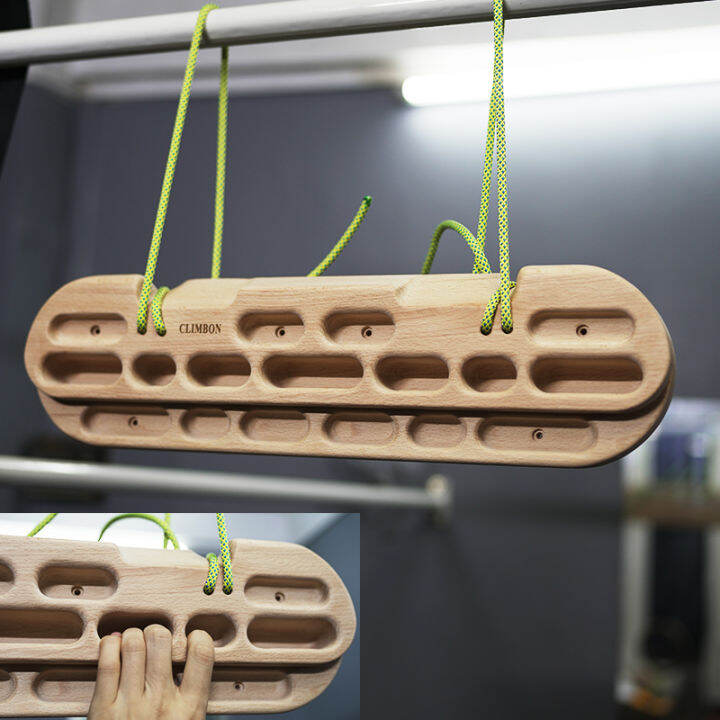 Wrgd Portable Wooden Climbing Finger Board Small Arm Strength Exercise ...