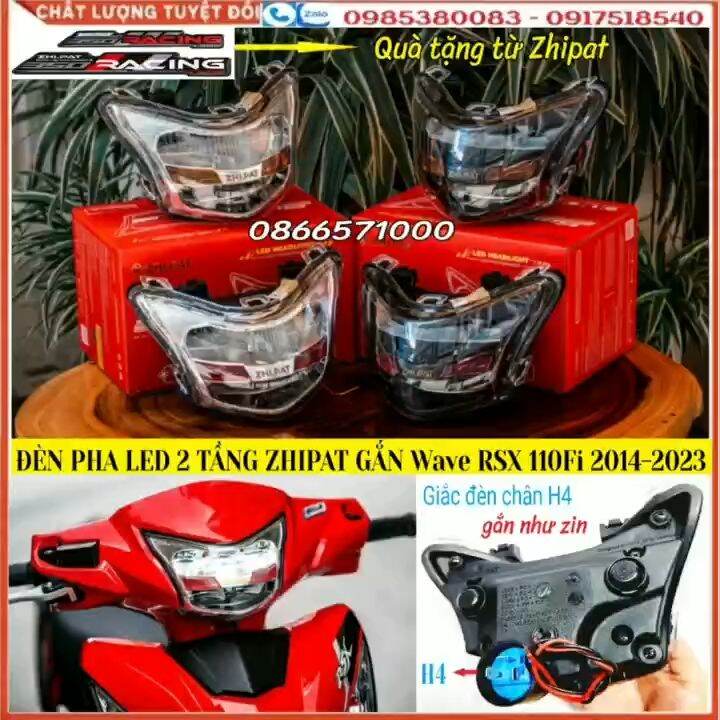 Pha Led 2 Tầng Gắn Wave RSX 110 Fi 2014 – 2023 Chính Hãng Zhipat (Demi ...
