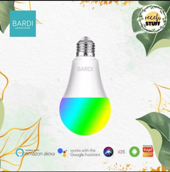 Bardi Smart Home LED Light Bulb 9W 12W RGBWW WIFI Wireless | Lampu ...