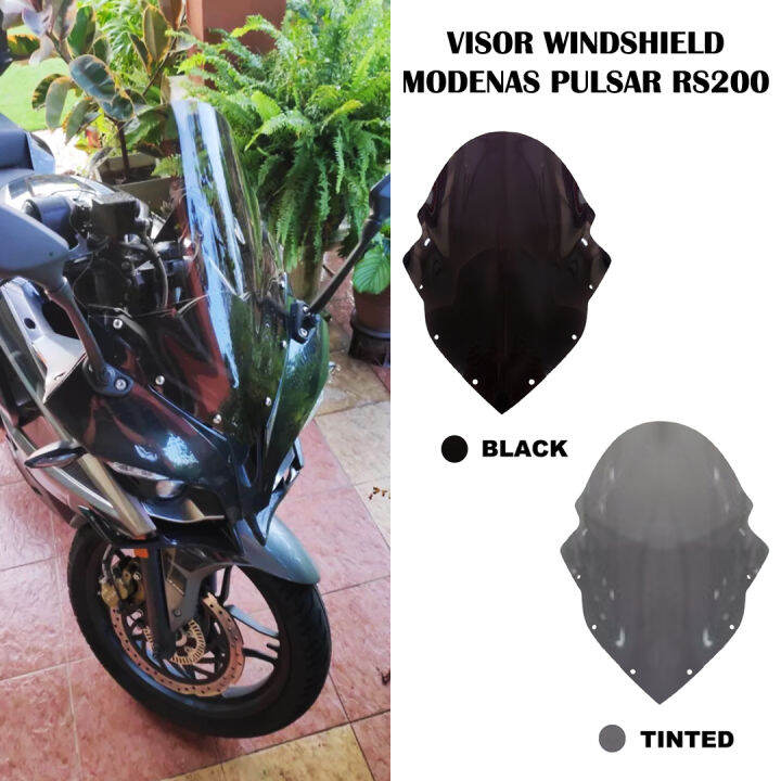 Windshield Windscreen Visor for Bajaj Modenas PULSAR RS200 | Lazada