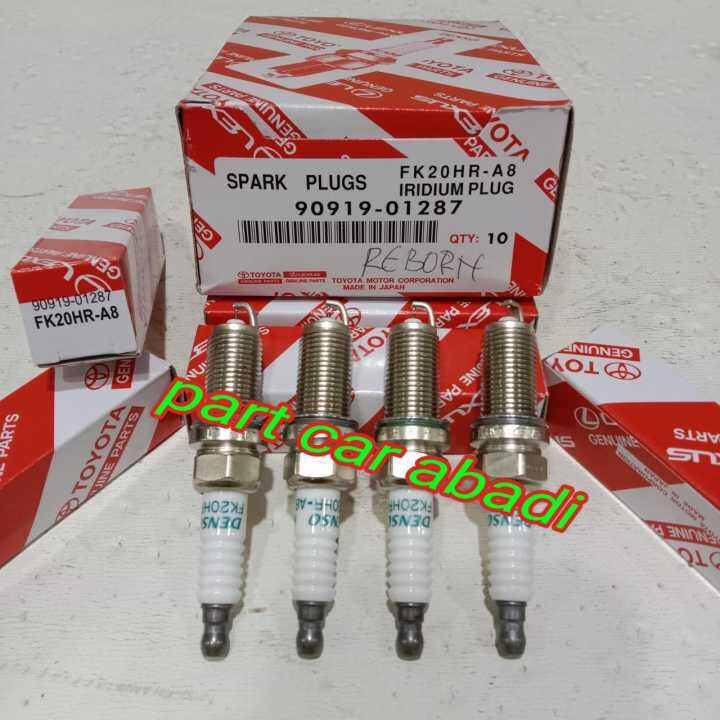 Busi Iridium/Spark Plug 1Set 4Pc (FK20HR-11) Asli Innova Fortuner Hilux ...