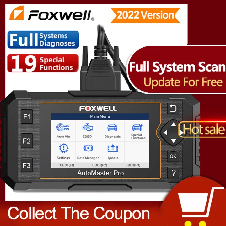 【COD】Foxwell NT644 Elite OBD2 Scanner 2022 Full System Scan with Oil ...