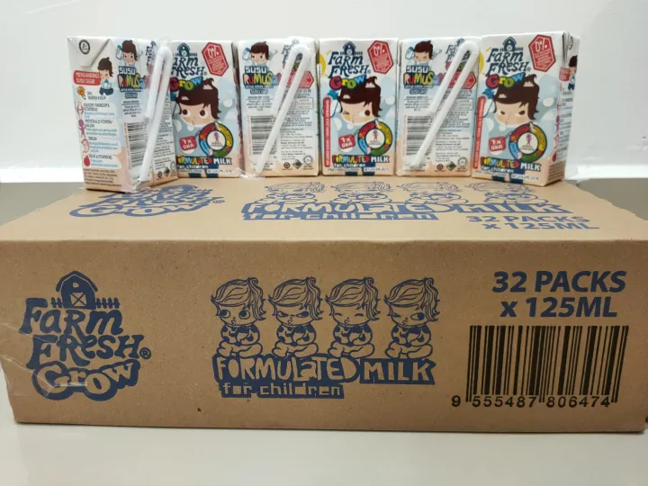 UHT Formulate Milk ️[125ml×8packs×¼carton]『Free Gift』 | Lazada