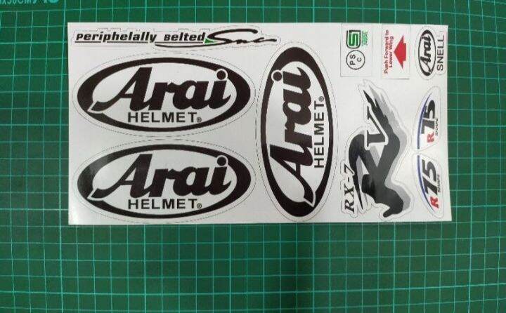 Stiker Sticker set helem Arai | Lazada Indonesia