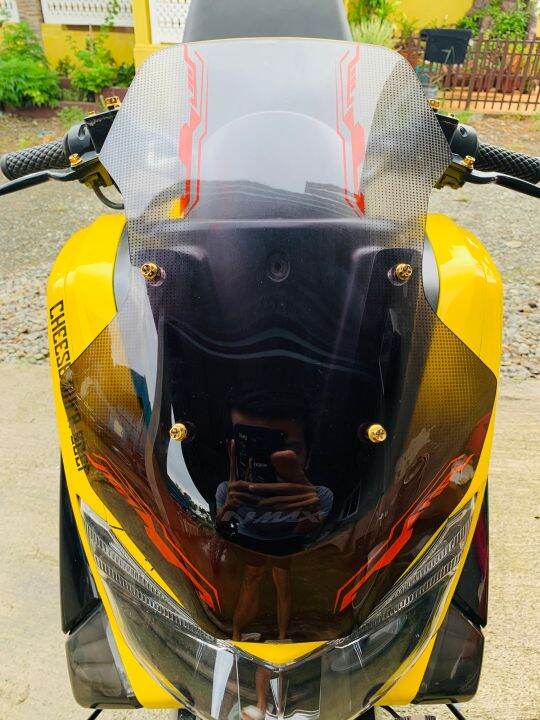 NMAX VISOR FIT FOR NMAX VERSION 1 WITH DESIGN | Lazada PH