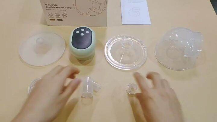 MOMYSO Wearable Breast Pump Electric Handsfree Breast Pump Rechargeable ...