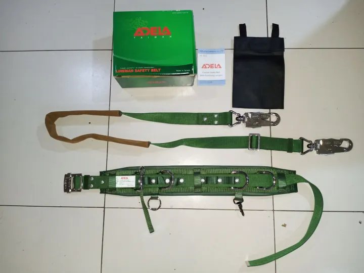 ADELA H117 LINEMAN SAFETY BELT TAIWAN MADE | Lazada PH