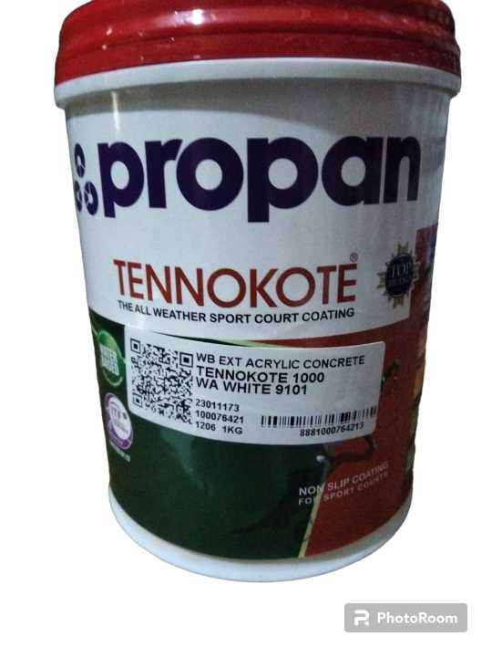 cat propan tennokote white cocok buat cat lapangan-taman bermain-tembok ...