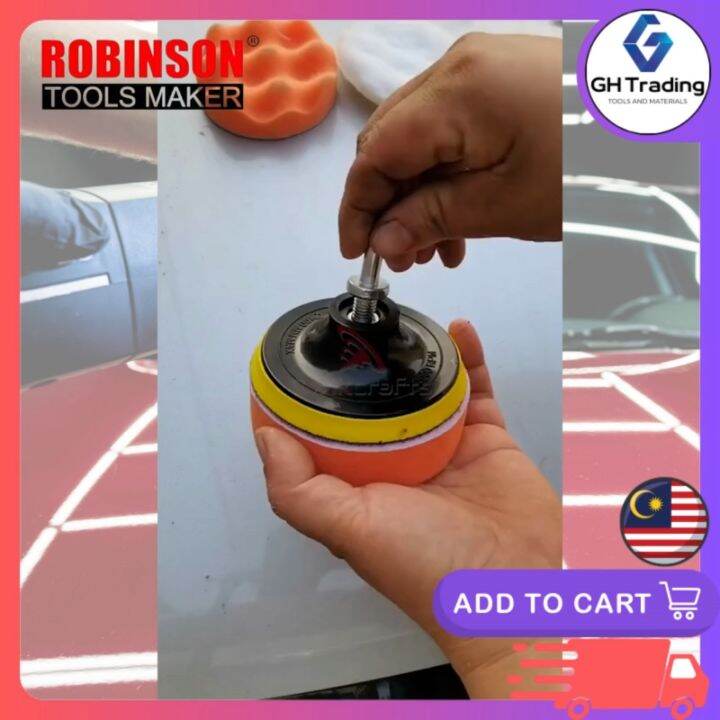 ROBINSON M10 X 100 X 1.5MM Polisher Adhesive Pad Polisher Backing Pad ...