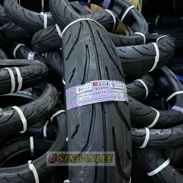 FKR RS900 TUBELESS TAYAR 120/70-17 Bunga Air NS200 R25 Ninja250 Y15ZR ...