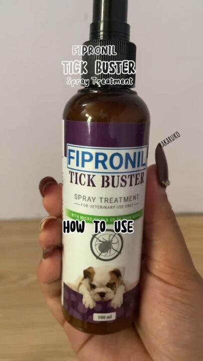 100ml 200ml Tick Buster Anti Tick Fipronil Spray Treatment Anti Fleas ...