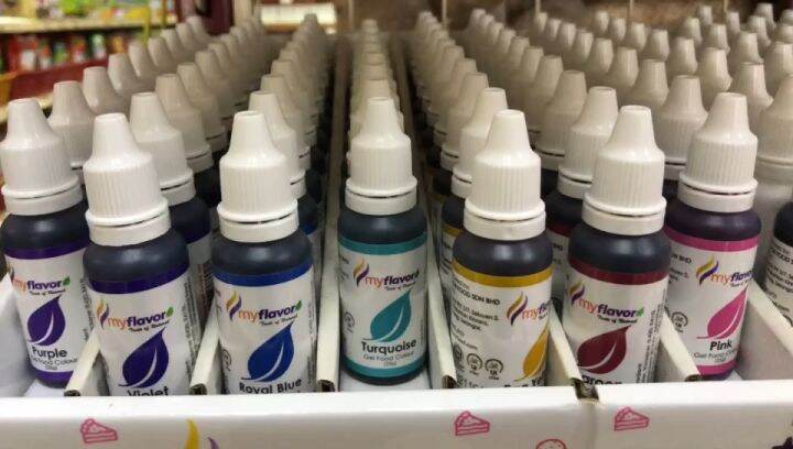 MY FLAVOR FOOD COLOURING GEL 25ml / EDIBLE FOOD COLORING / GEL BASED ...