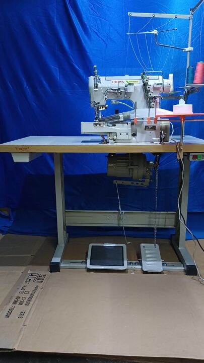 MACHINE/CROWN CW600-02 PIPING CYLINDER SEWING MACHNE MODEL:CW600-02 ...