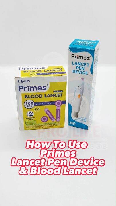 Primes Lancet Pen Device Diabetes 5 Adjustable Depth (GLU-LD) | Lazada