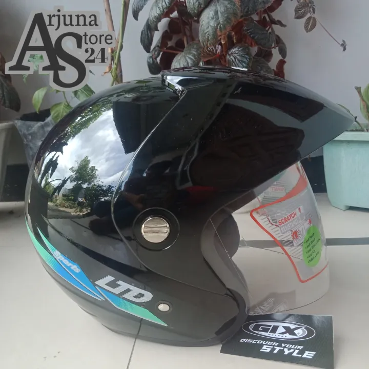 Helm LTD GIX Sport Hitam 100% Original Sudah SNI || Arjuna Store24 ...