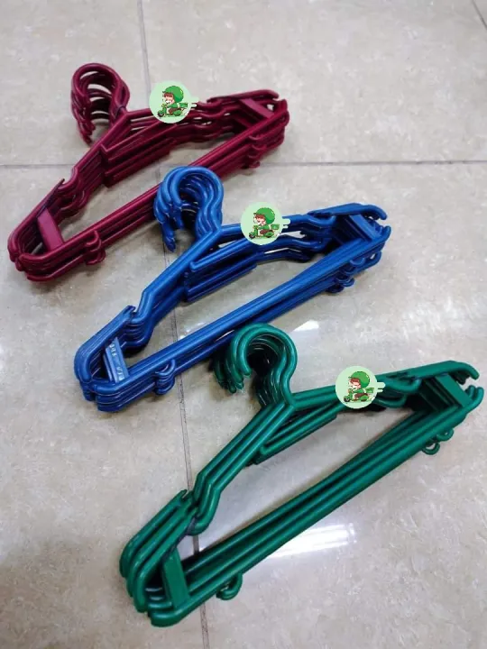 Heavy duty plastic FLEXIBLE hanger one doze（12PCs） MAKAPAL | Lazada PH