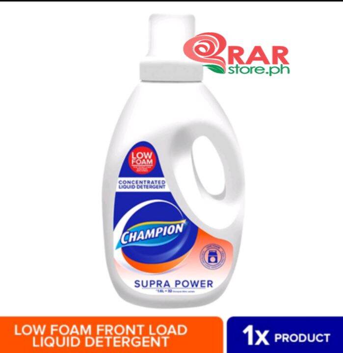 CHAMPION LIQUID DETERGENT FRONT LOAD LOW FOAM 1.6L | Lazada PH