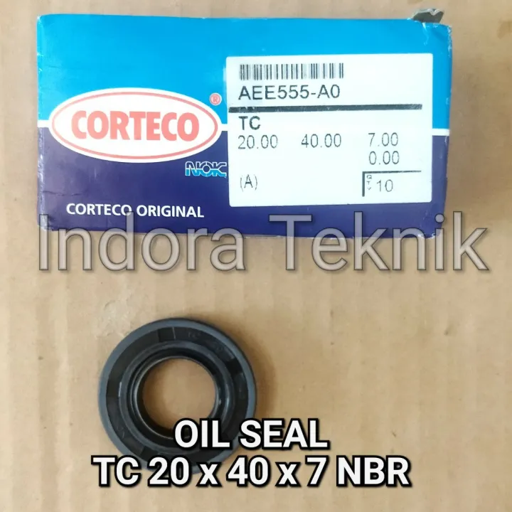 TC 20 x 40 x 7 NBR Oil Seal - Spare Part - NOK CORTECO | Lazada Indonesia