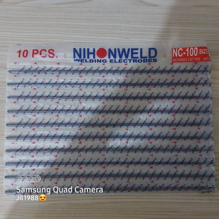 NIHONWELD CAST IRON WELDING ELECTRODES NC-100 1/8 ''(3.2MM PUNDIDO ...