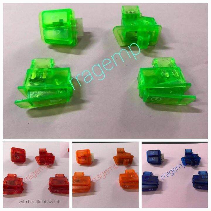 Colored Switch Wave CX / Wave Gilas / SYM Bonus X (Set of 4 with option ...