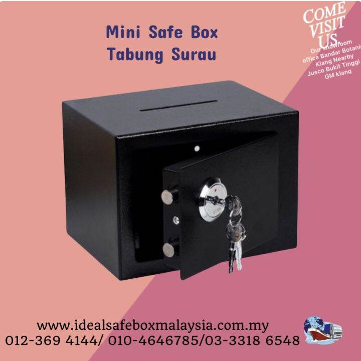 Safe Box Kecil Tabung Masjid Peti Besi Masjid Safety Box Small Safe Box ...