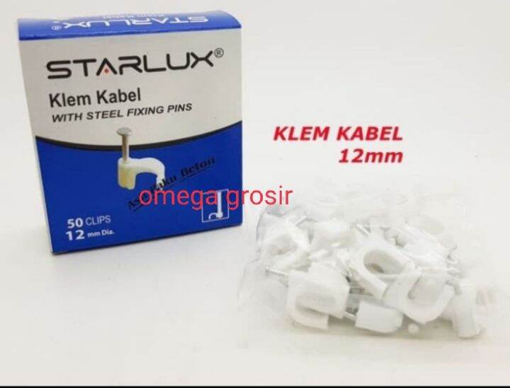 KLEM KABEL PAKU BETON 12MM / KLEM KABEL BETON ASLI 12MM | Lazada Indonesia