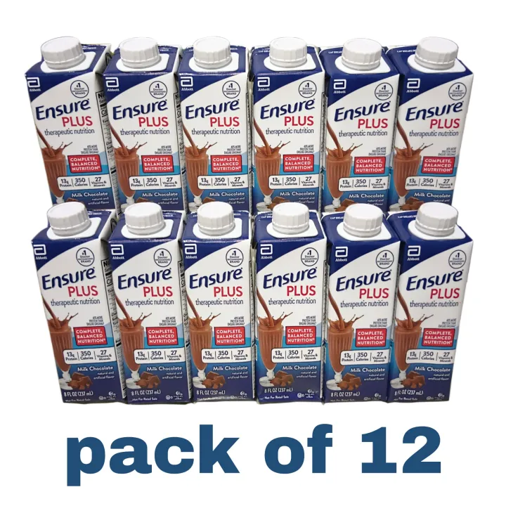 Ensure Plus nutrition shake 237ml (pack of 12) | Lazada PH