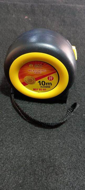 meteran 10 meter measuring tape 10 meter x25mm alat pengukur presisi ...