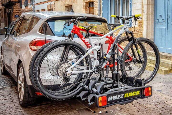 Buzzrack BuzzRacer 4 แร็คบรรทุกจักรยาน 4 คัน แบบติด Tow ball หลังรถ แร็คจักรยาน แร็คติดรถ buzz ...