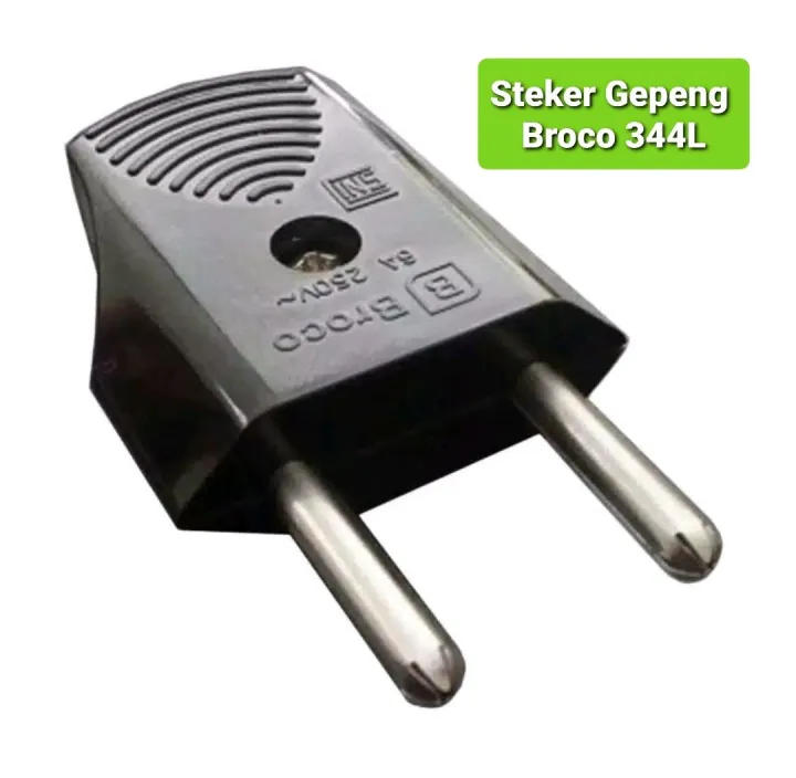 Steker / Colokan Listrik GepengBroco 344L | Lazada Indonesia
