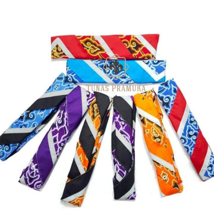 Scraft Pramuka Batik Mega Mendung scarf Scout | Lazada Indonesia
