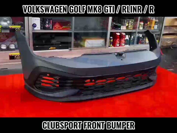 VOLKSWAGEN GOLF MK8 GTI R LINE R CLUBSPORT FRONT BUMPER VW GOLF MK8 ...