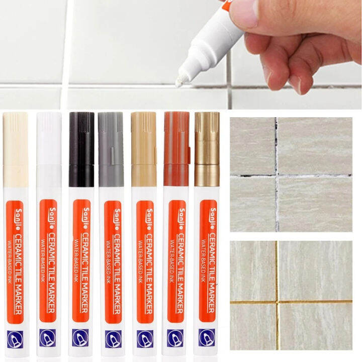 Waterproof Grout Tile Pen Wall Grout Restorer Marker Pen for Gap ...