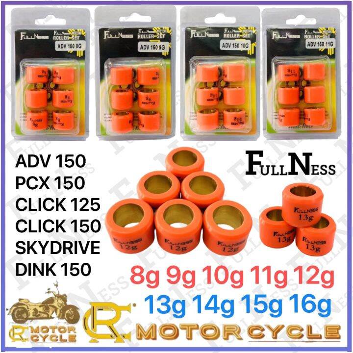 Fullness Flyball Roller Set For ADV 150 PCX 150 CLICK 125 CLICK 150 ...