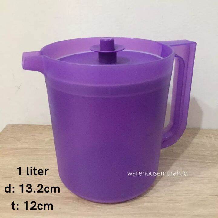 PITCHER 1 LITER BY TUPPERWARE WARNA PINK/ UNGU | Lazada Indonesia